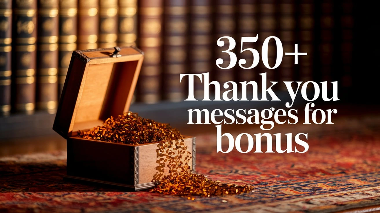 350+ Thank You Messages for Bonus - Motivational Globe
